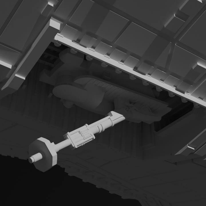 3D Printable SPHA-T upgrade for "Senator class Republic attack cruiser" by Robbes Workshop
